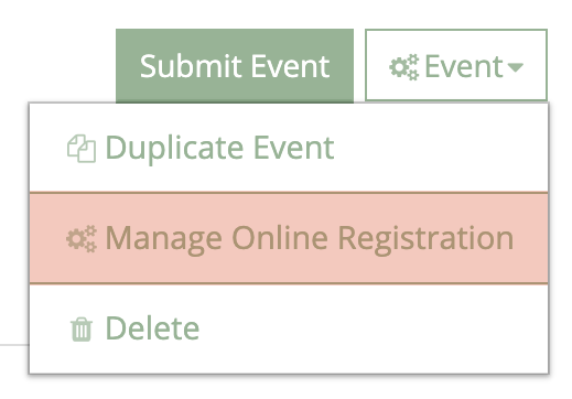 Scheduling Events with Online Registration – Help Center