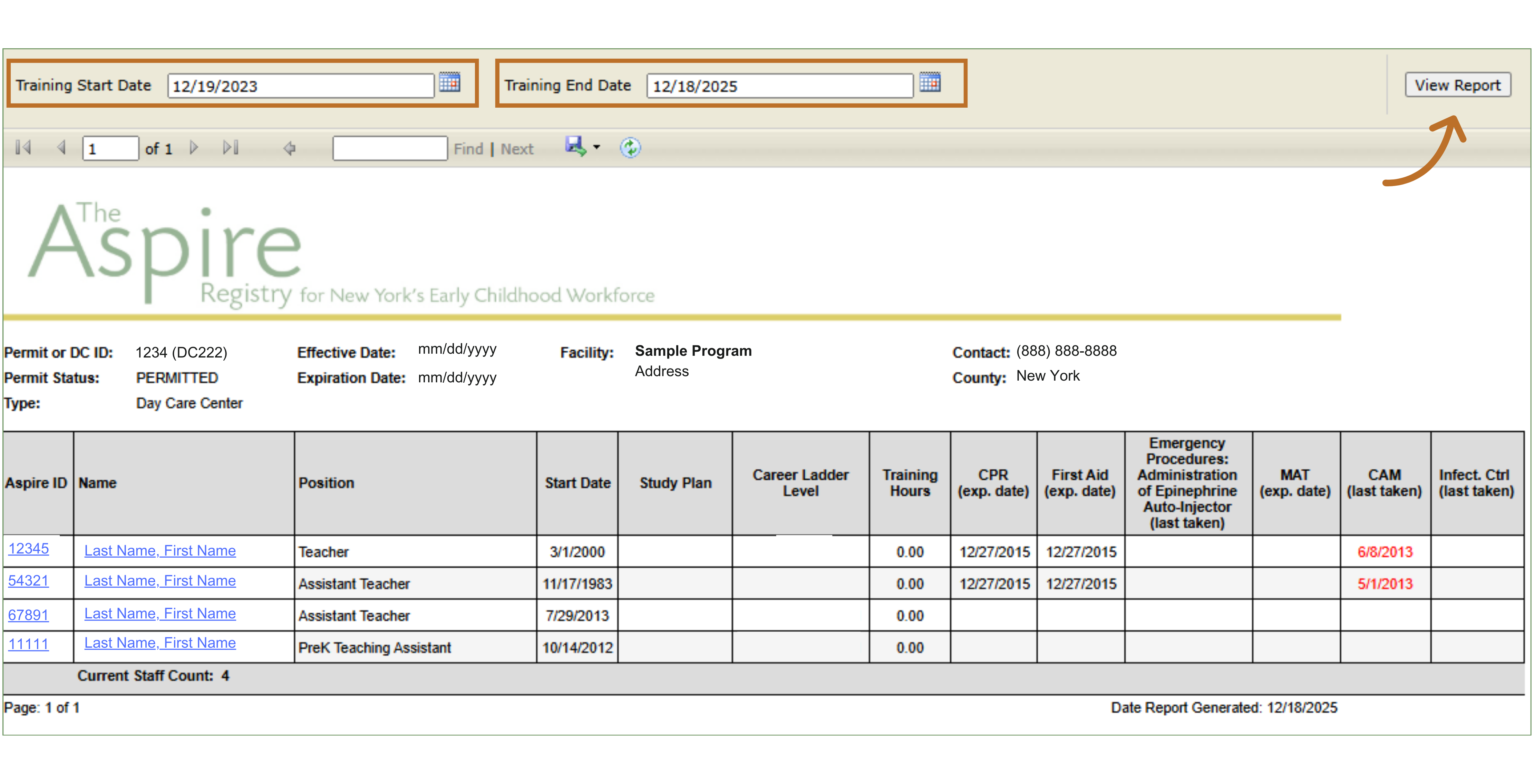 DOHMH Program Staff Reports – Help Center