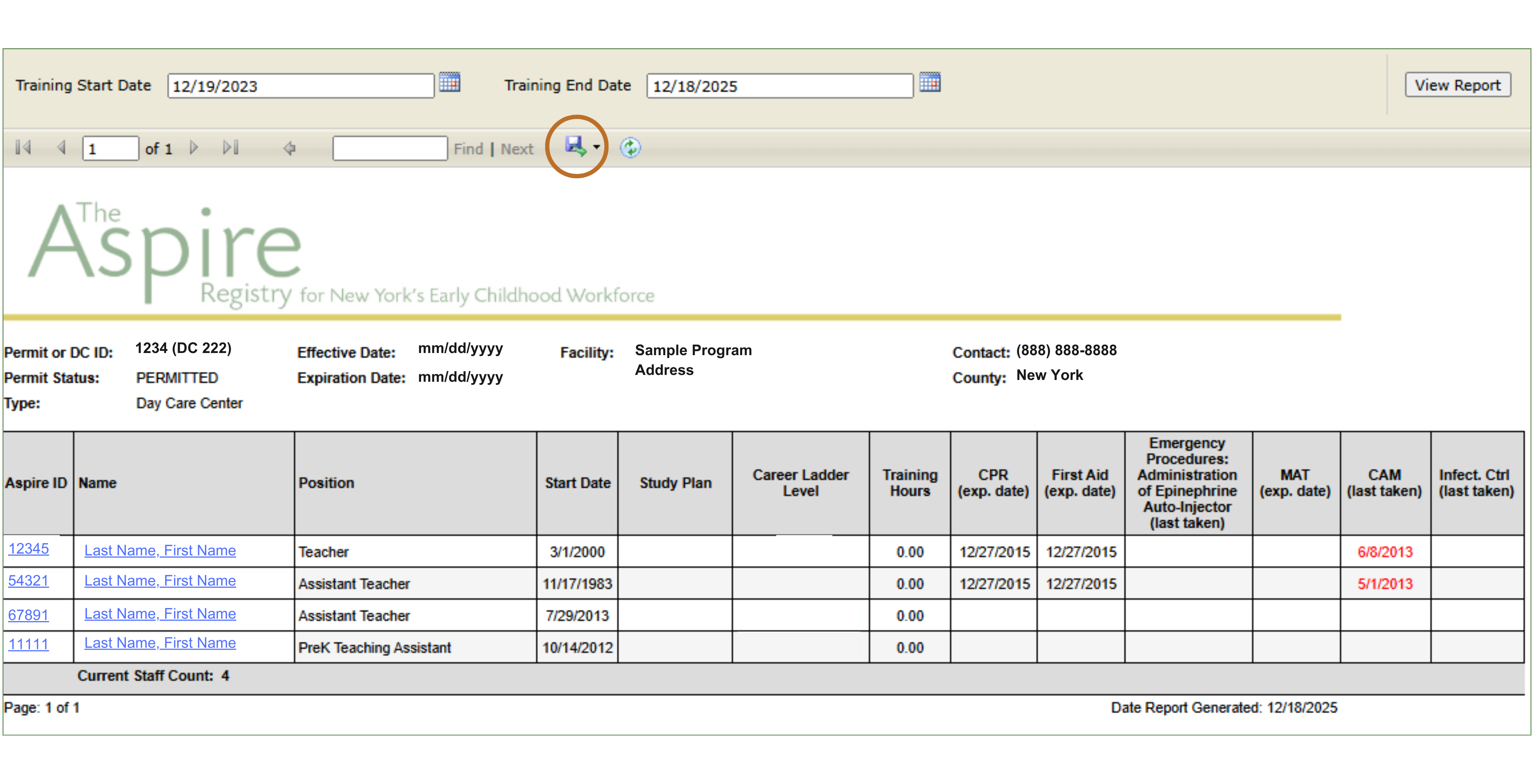 DOHMH Program Staff Reports – Help Center